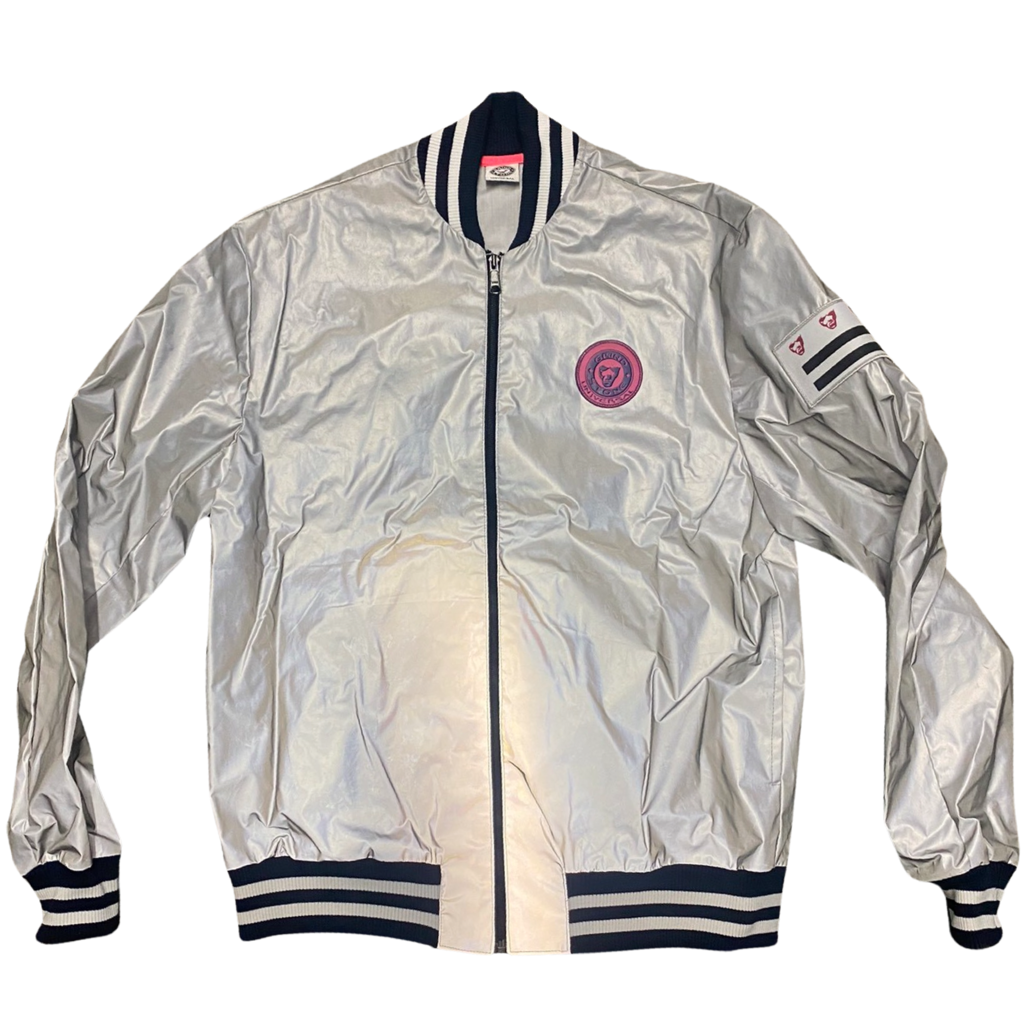 Reflective vintage tennis jacket – Grindstone Universal
