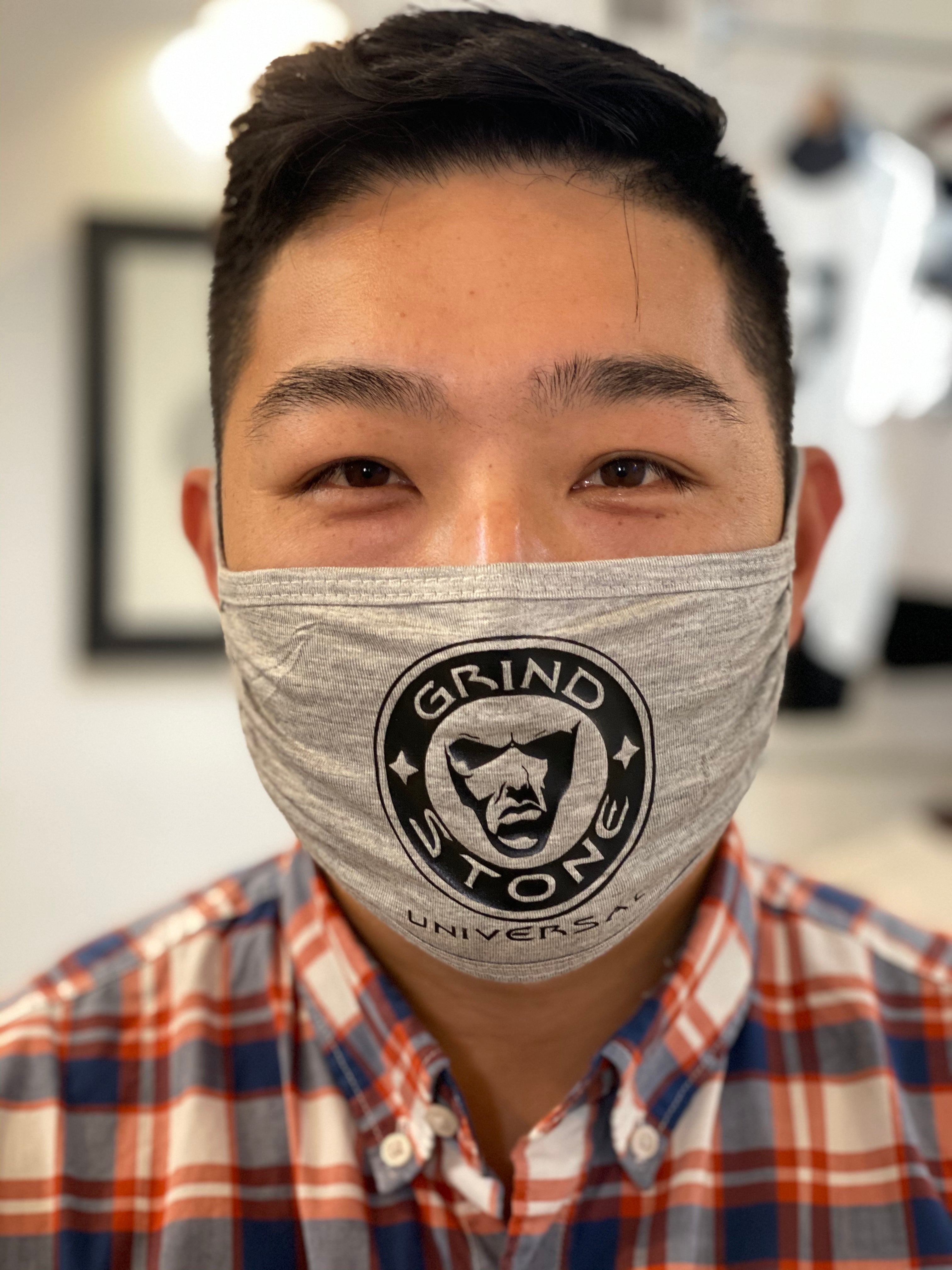 Logo face mask – Grindstone Universal
