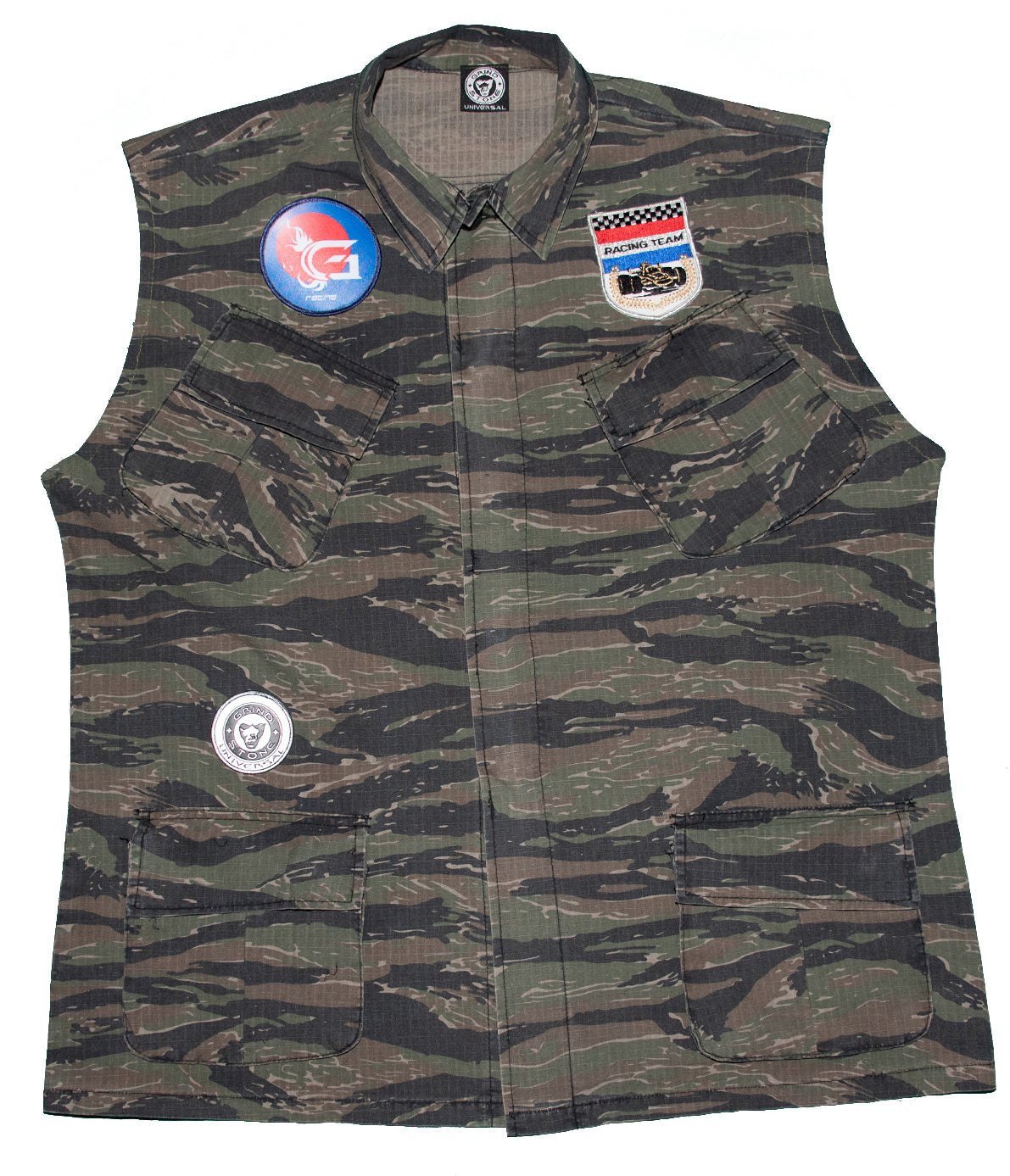 Camo Army vest- Fort Dix – Grindstone Universal