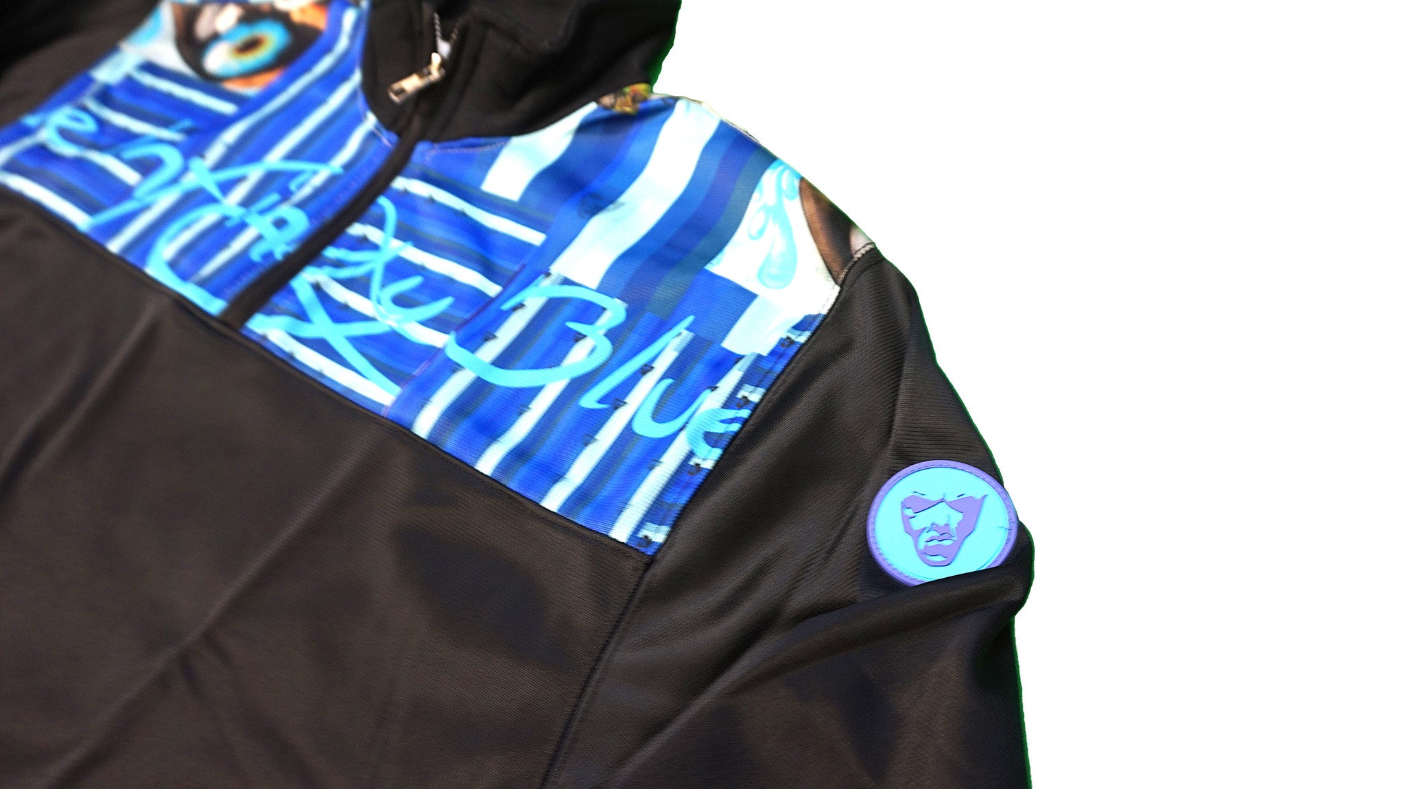 Blue Infinity Men's Sweatsuit Jacket – Grindstone Universal